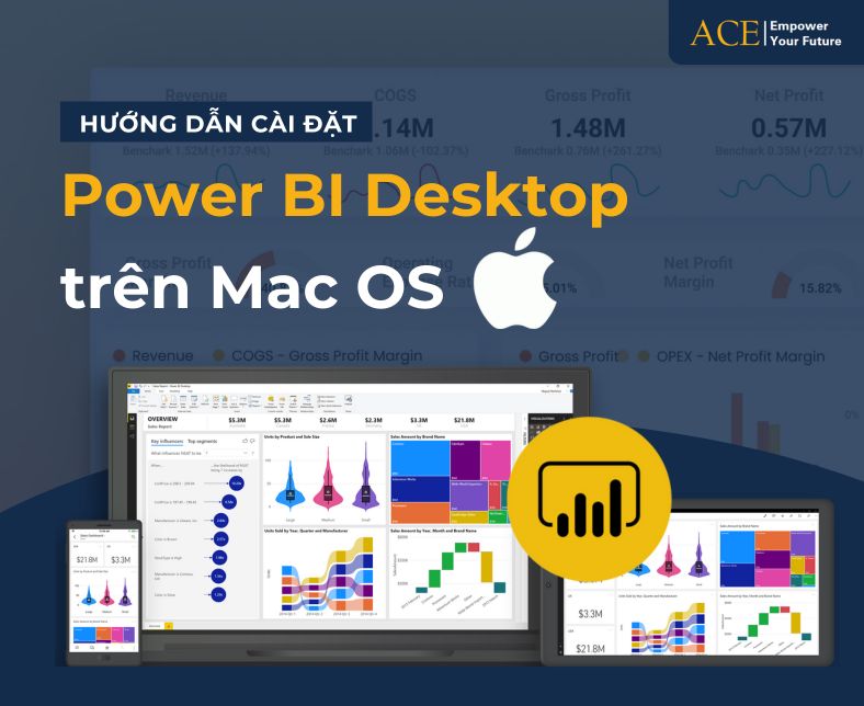 Hướng dẫn cài PBI (Power BI) for MAC - ACE Academy