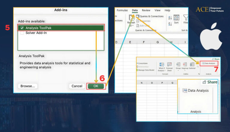 Hướng dẫn cài đặt Excel Analysis Toolpak trên Mac và Windows